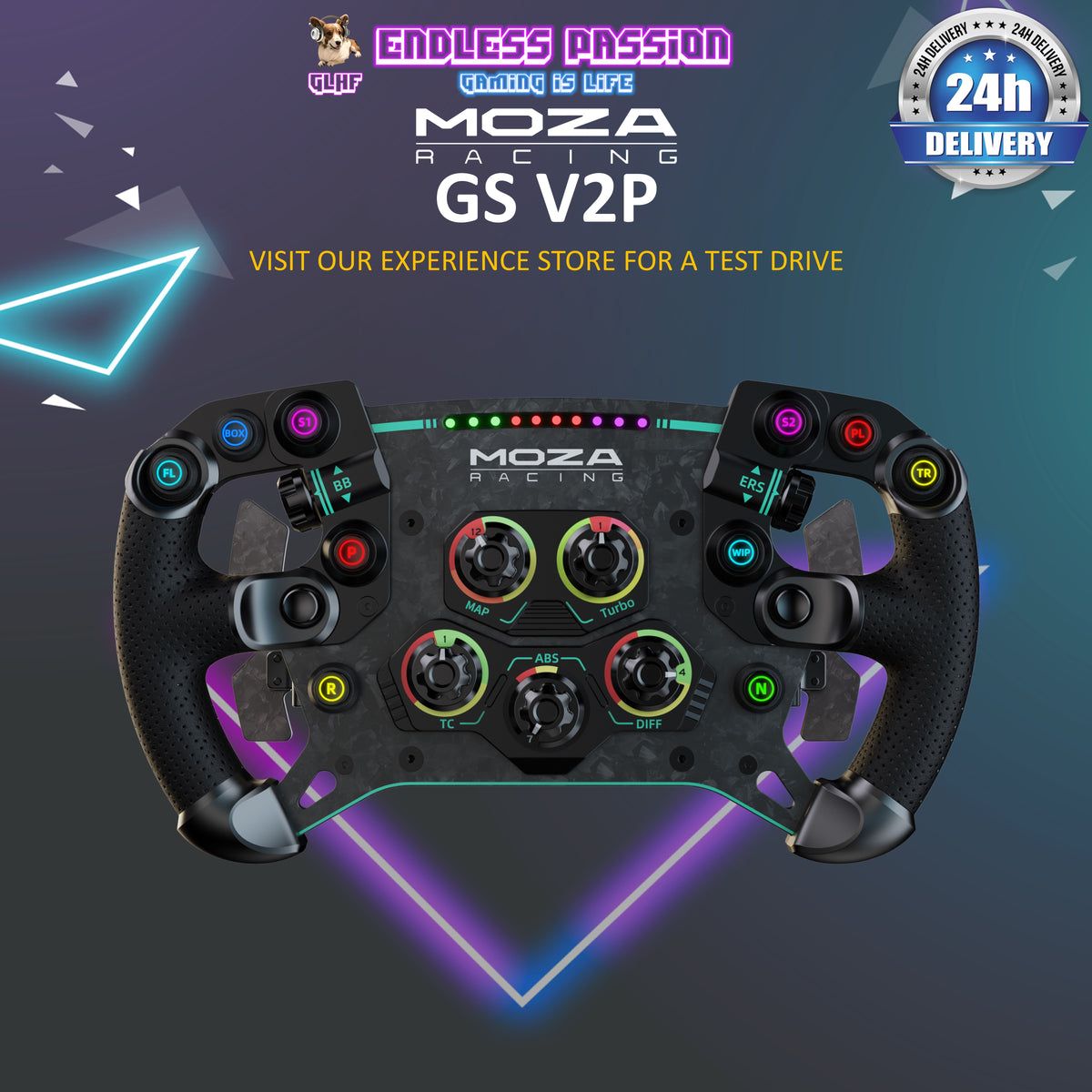 Moza GS V2P GT Wheel - RS056 – Endless Passion