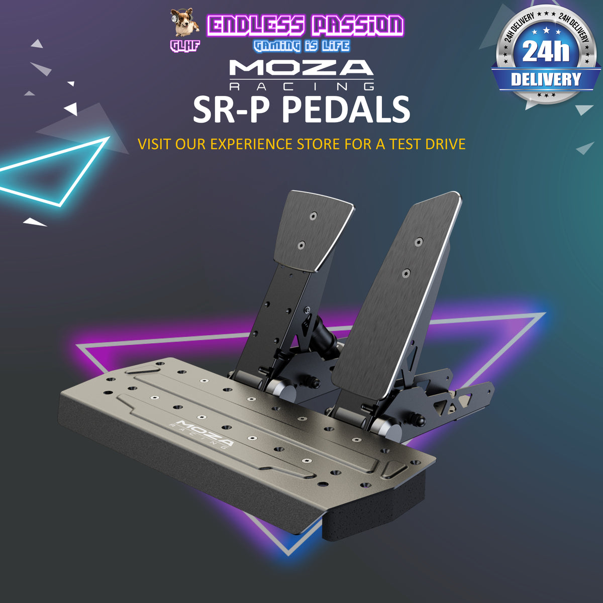 Moza SR-P Double Pedals - RS11 – Endless Passion