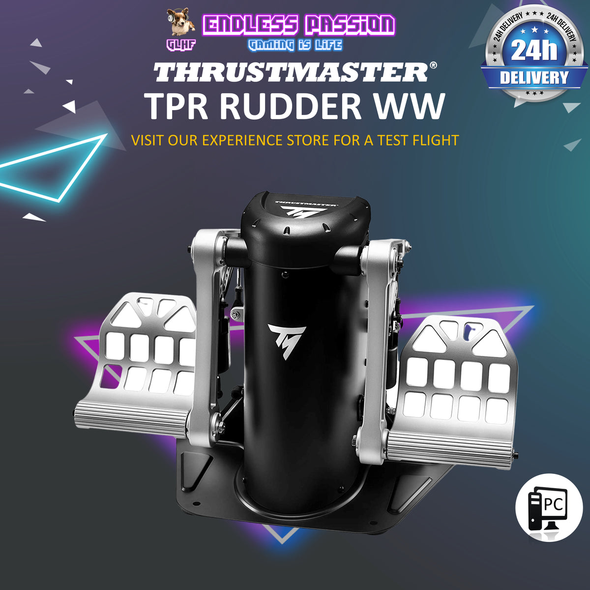 Thrustmaster TPR - Thrustmaster Pendular Rudder – Endless Passion