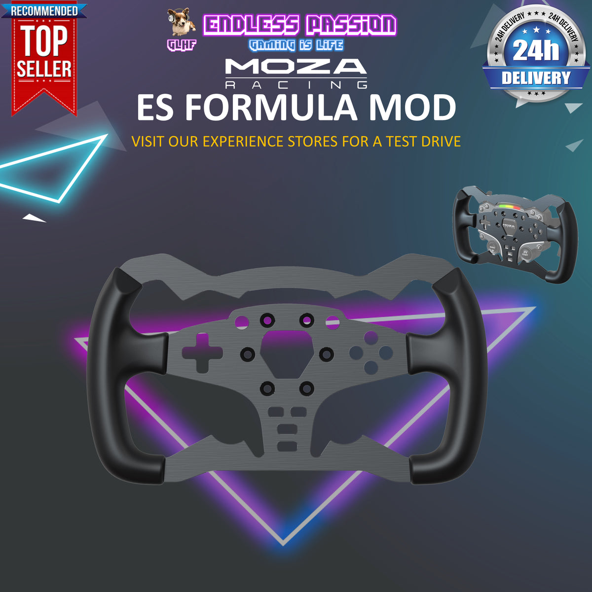 Moza ES Formula Wheel Mod - RS032 – Endless Passion