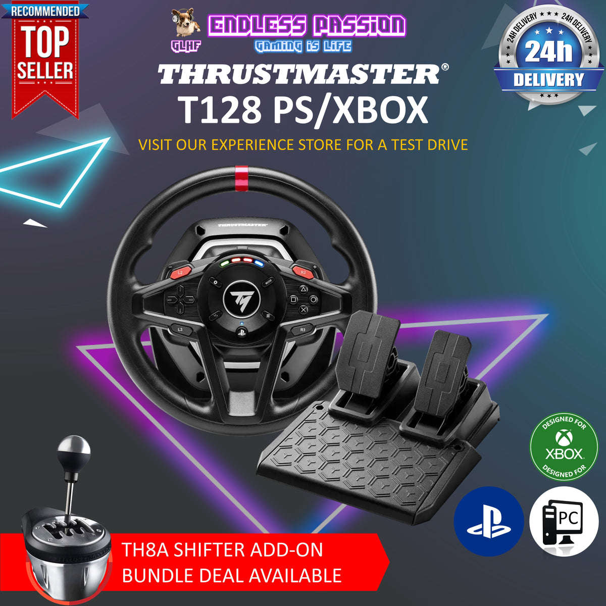 Thrustmaster T128 PS version – Endless Passion