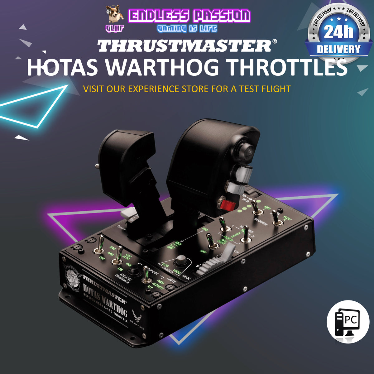 Thrustmaster HOTAS Warthog Dual Throttles – Endless Passion