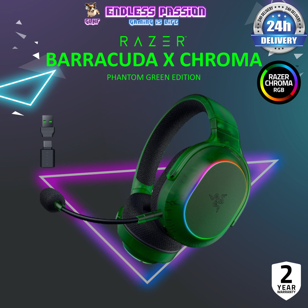Razer Barracuda X Chroma - Phantom Green Edition – Endless Passion