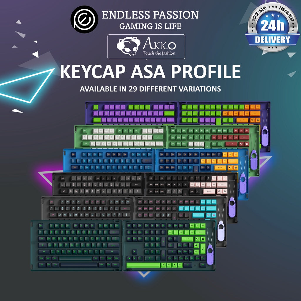 Akko ASA Profile Keycaps – Endless Passion