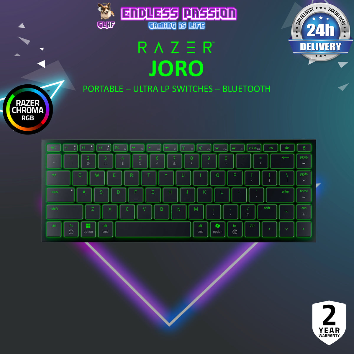 Razer Joro Portable Wireless Gaming Keyboard – Endless Passion