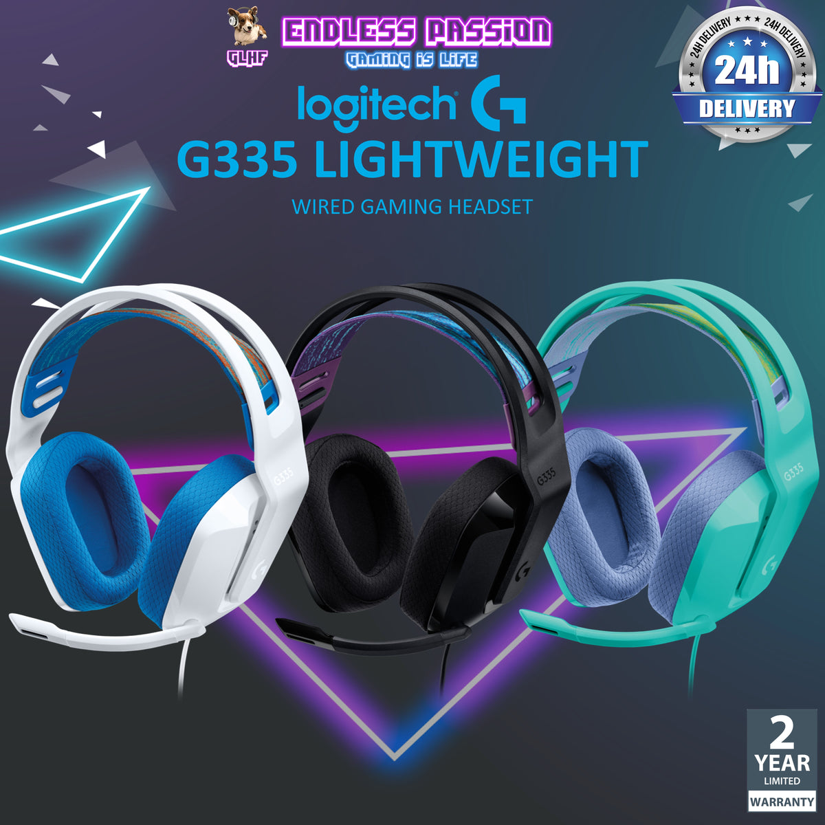 Logitech G335 Wired Gaming Headset – Endless Passion