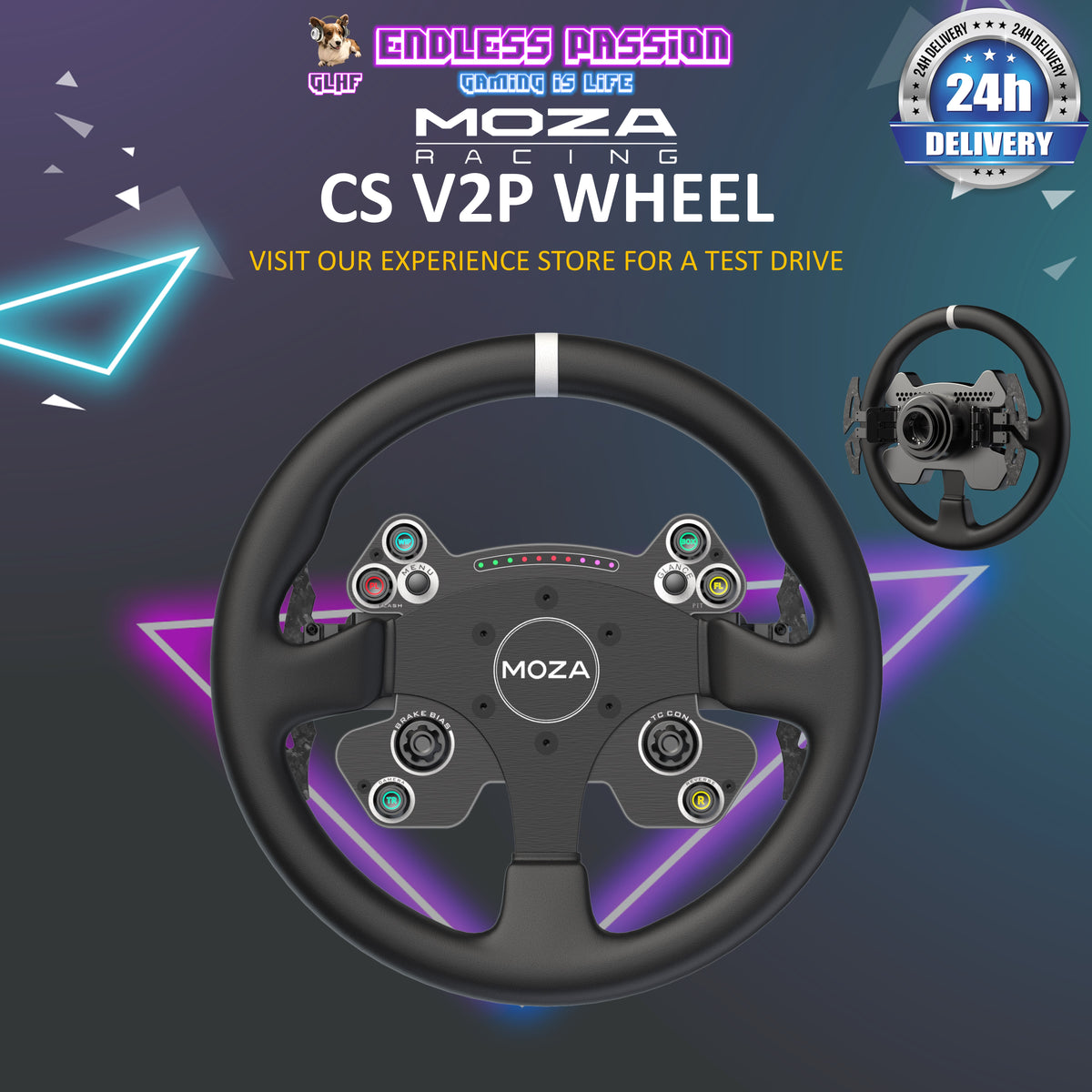 Moza CS V2P Steering Wheel - RS057 – Endless Passion