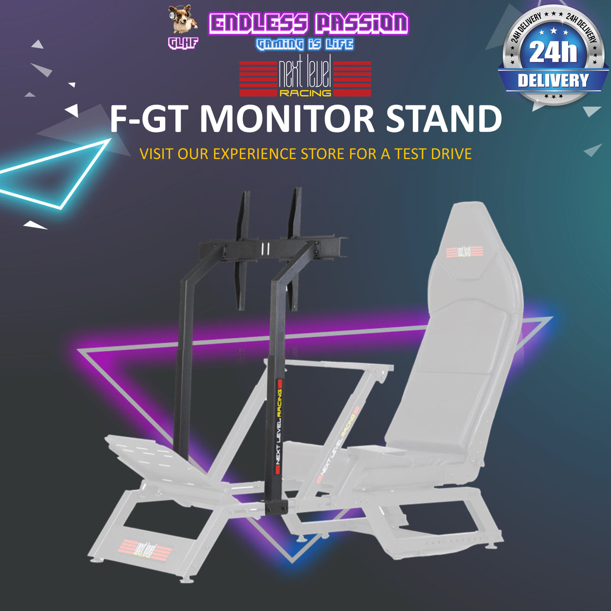 Next Level Racing F-GT Monitor Stand – Endless Passion