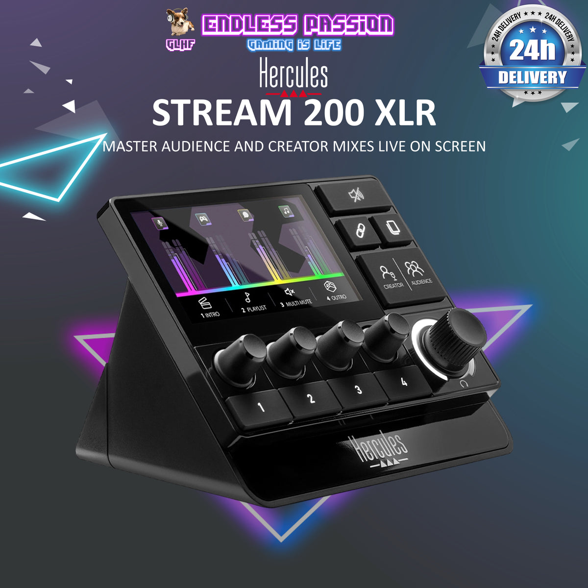 HERCULES STREAM 200 XLR – Endless Passion