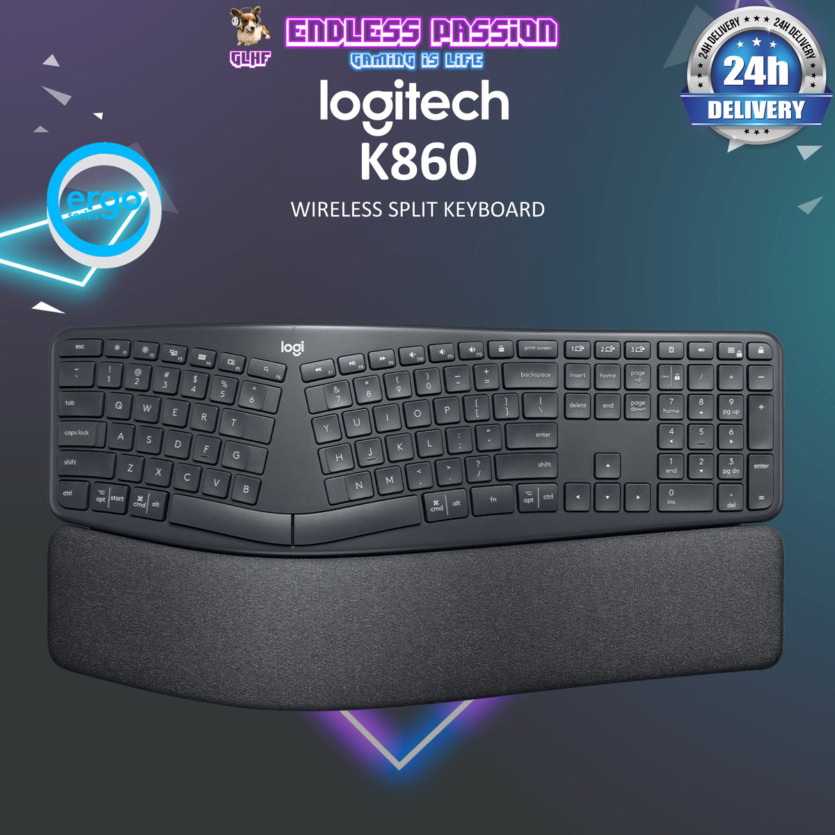 Logitech ERGO K860 Ergonomic Wireless Split Keyboard – Endless Passion