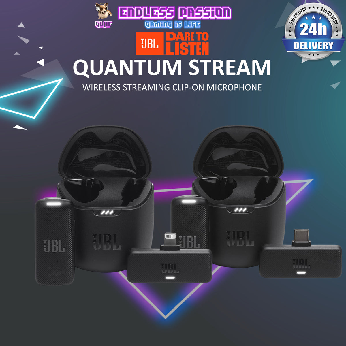 JBL Quantum Stream Wireless Streaming Microphone – Endless Passion