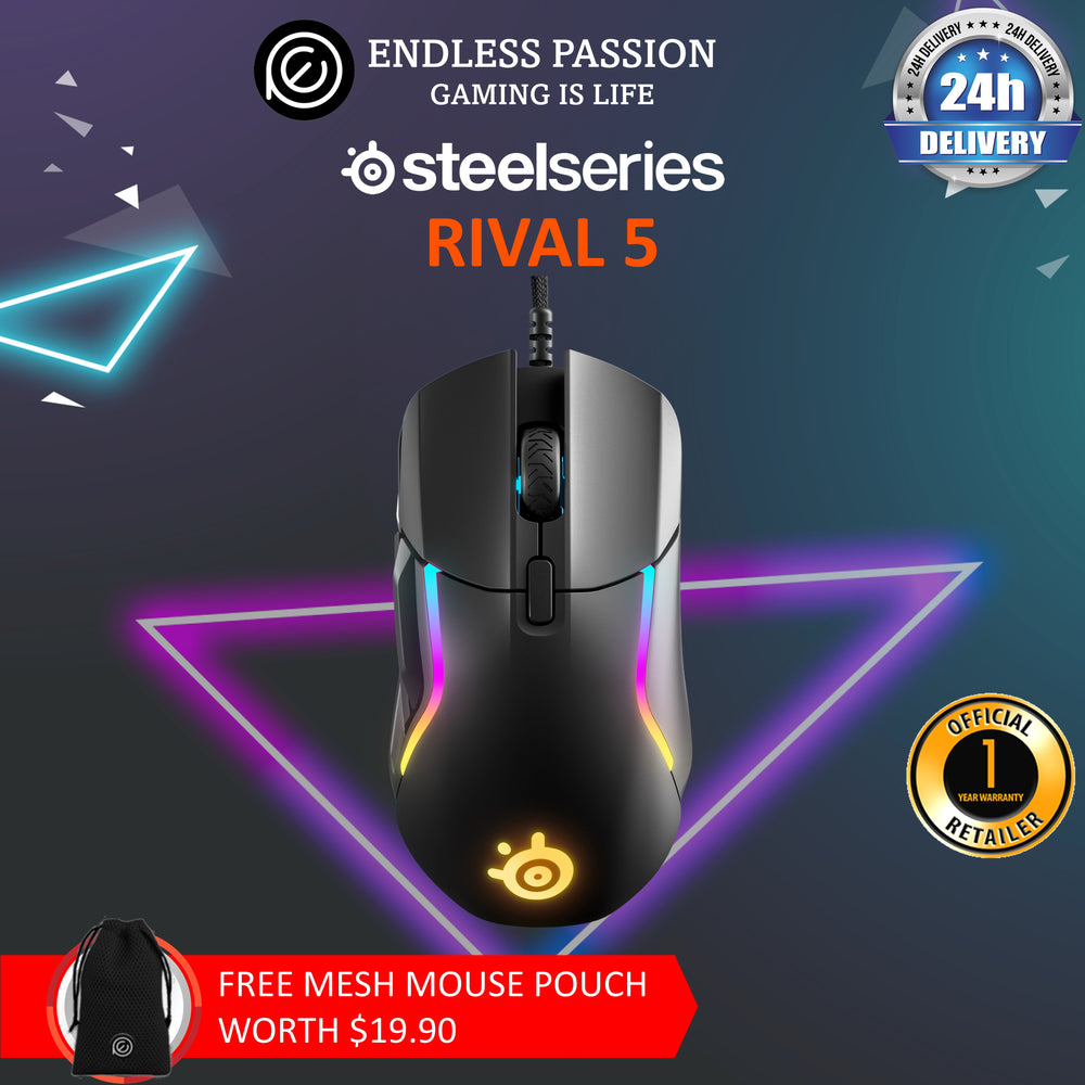 SteelSeries Rival 5 Gaming Mouse – Endless Passion