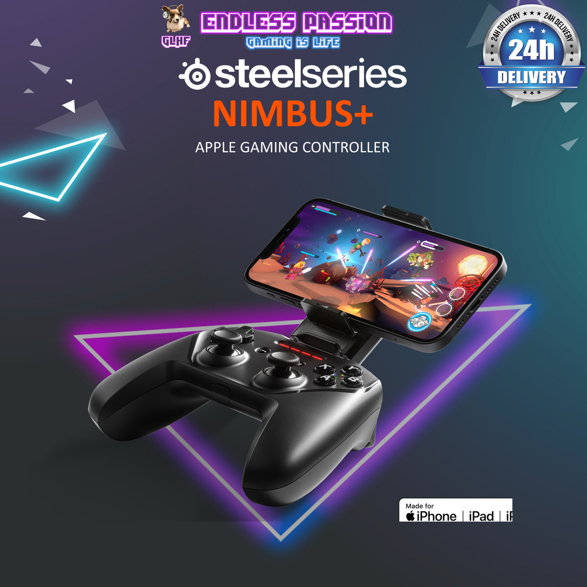 SteelSeries Nimbus + Apple Gaming Controller – Endless Passion