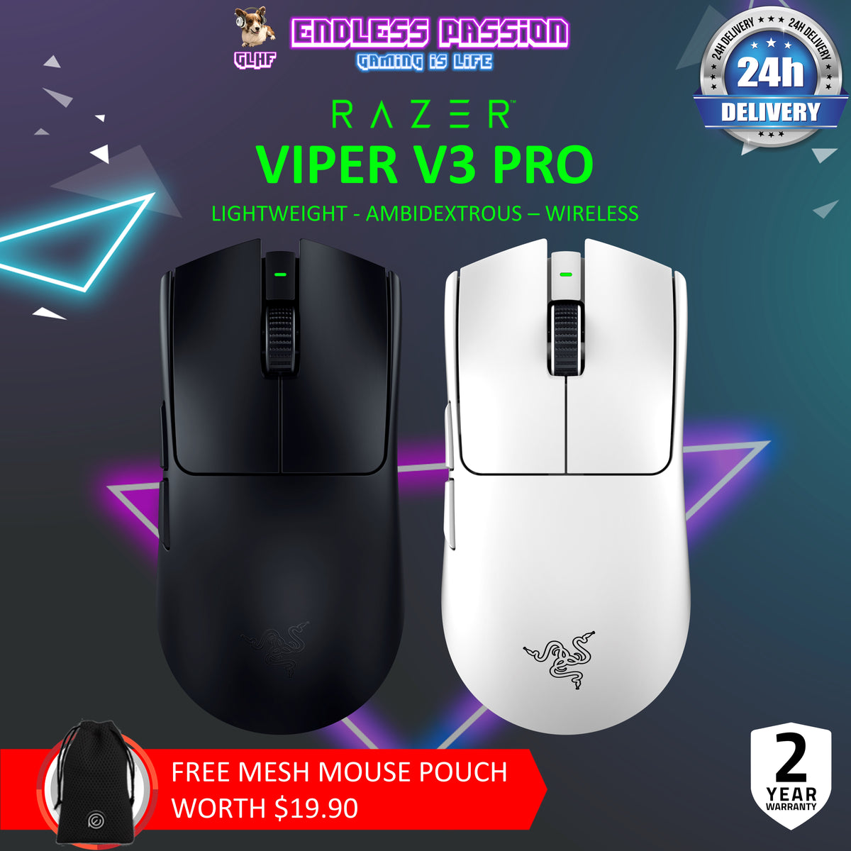 Razer Viper V3 Pro - Wireless Esports Gaming Mouse – Endless Passion