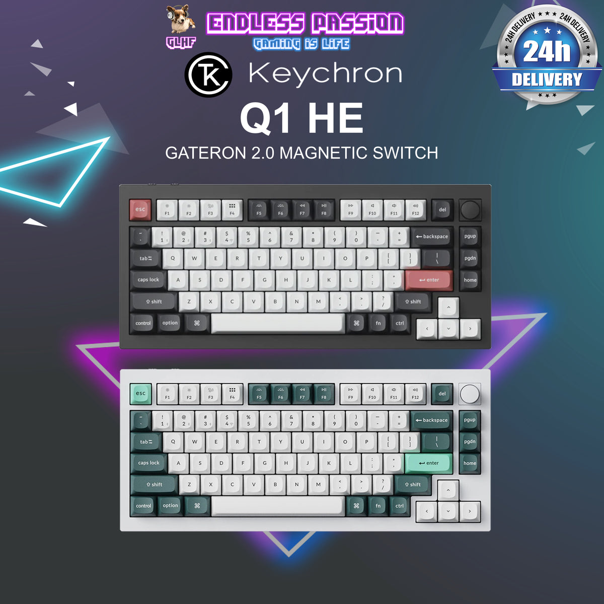 Keychron Q1 HE QMK Wireless Custom Keyboard – Endless Passion