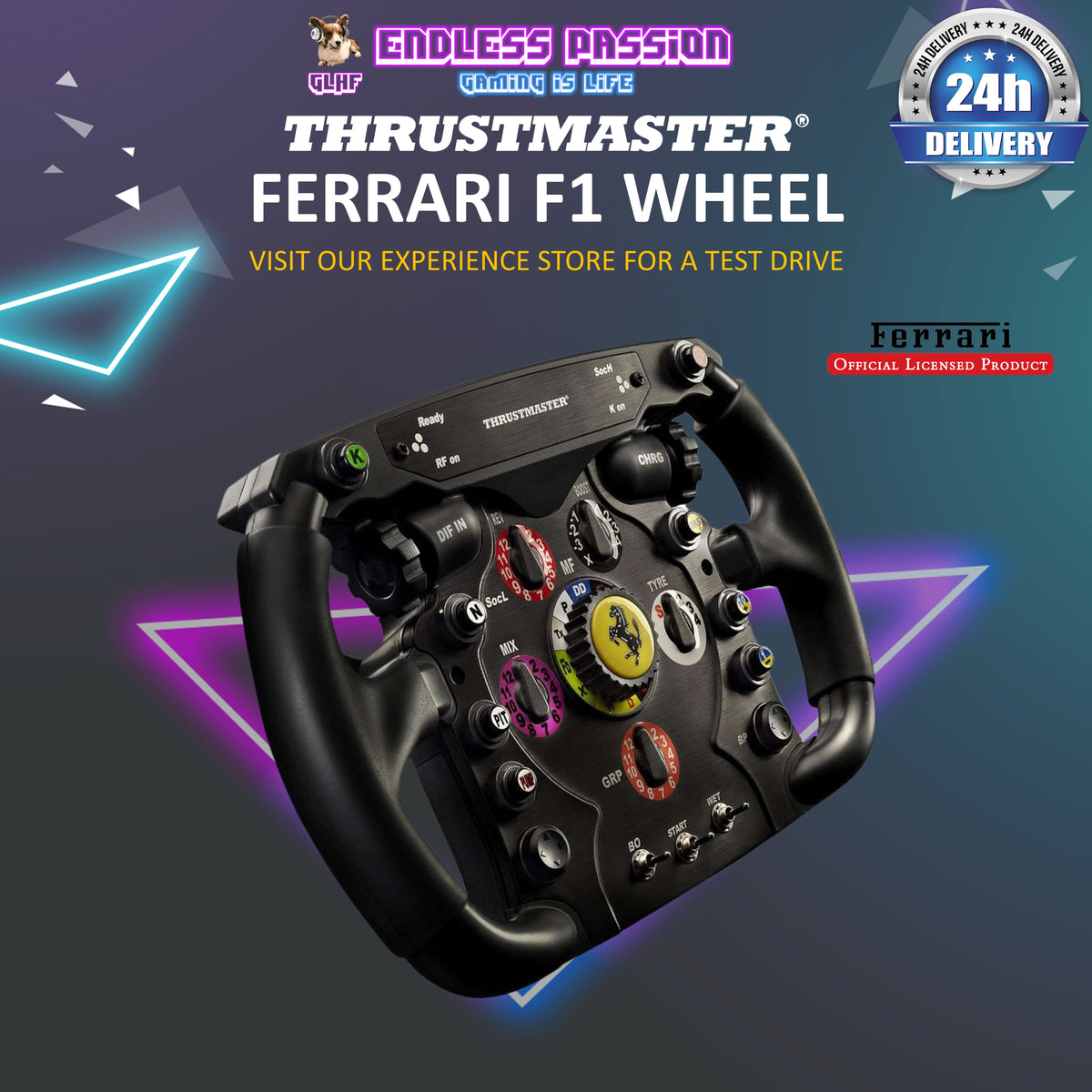 Thrustmaster Ferrari F1 Wheel Add-On Official Ferrari® licensed ...