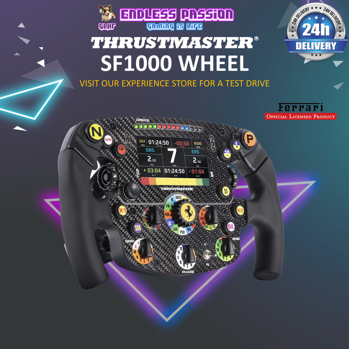 Thrustmaster Formula Wheel Add-On Ferrari SF1000 Edition – Endless Passion