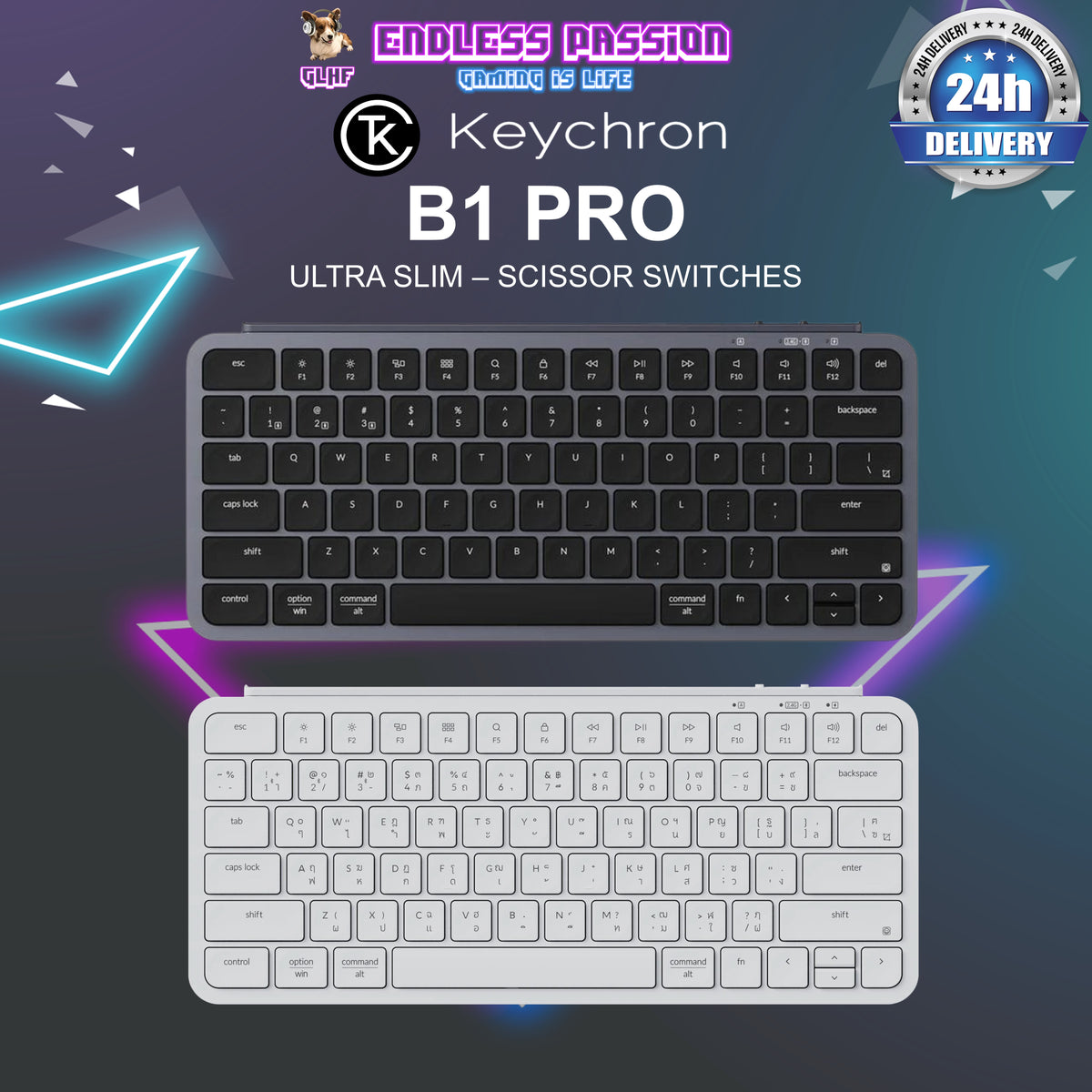 Keychron B1 Pro Ultra-Slim Wireless Keyboard – Endless Passion