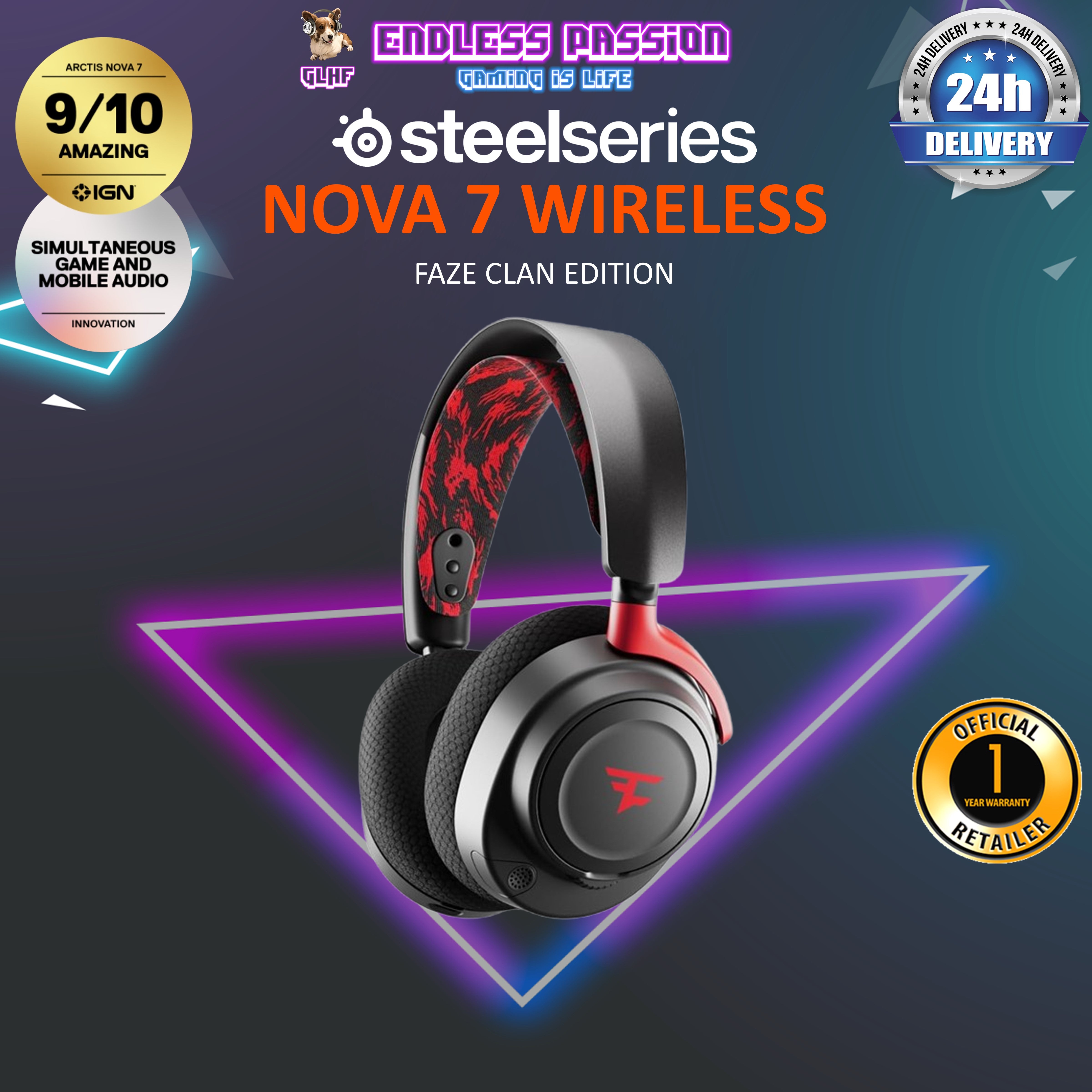 SteelSeries Arctis Nova 7 Wireless Gaming Headset – Endless SteelSeries Arctis Nova 7 Wireless Gaming Headset – Endless